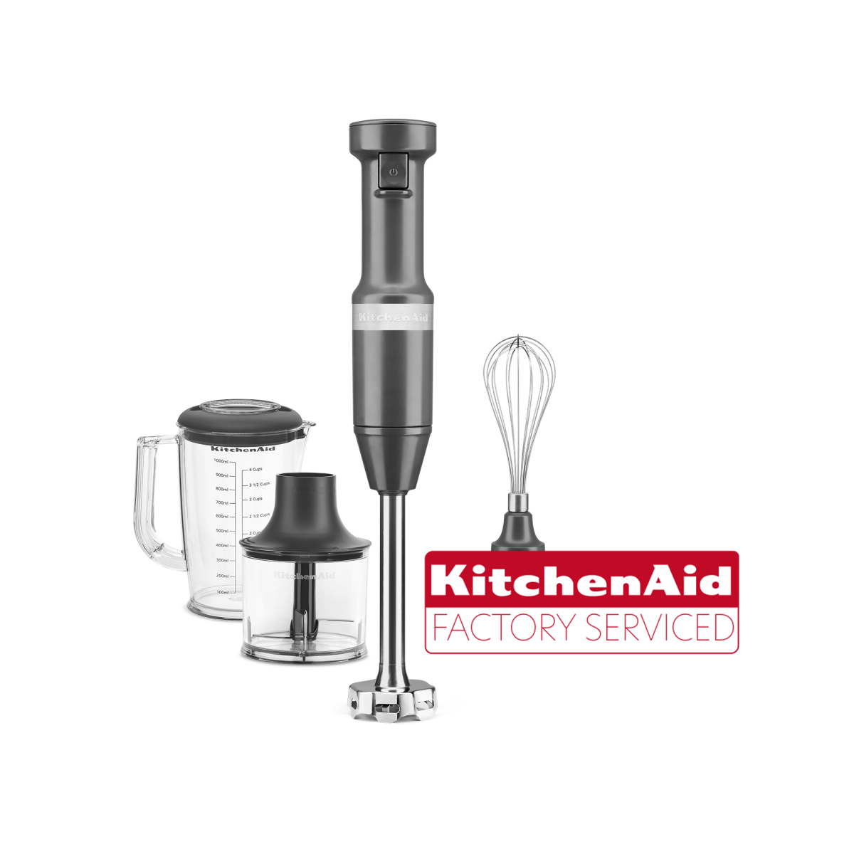 KitchenAid 5KHBV83EDG Stabmixer Dunkelgrau, 99,90 EUR