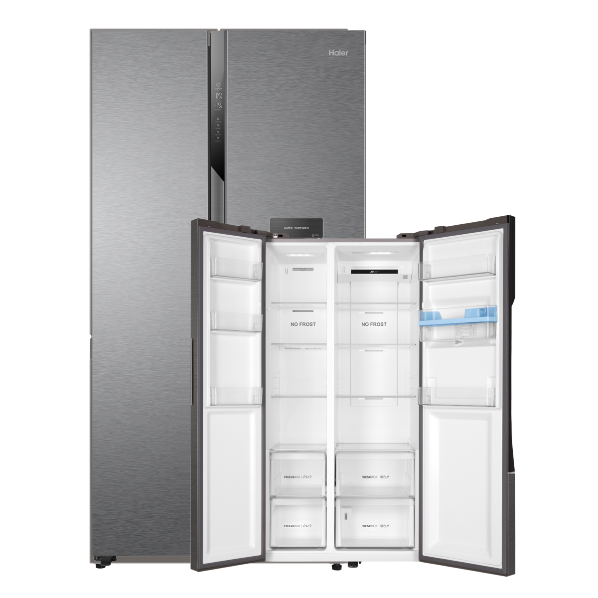 Haier HSR3918EWPG Side-by-Side Kühl-/Gefrierkombination, 699,90 EUR