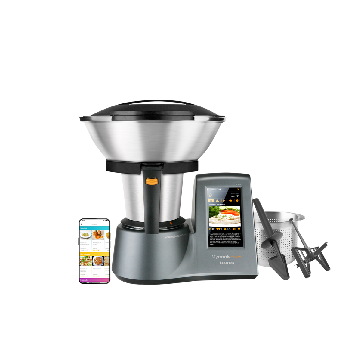 Taurus Mycook Touch Inox Küchenmaschine, 299,90 EUR
